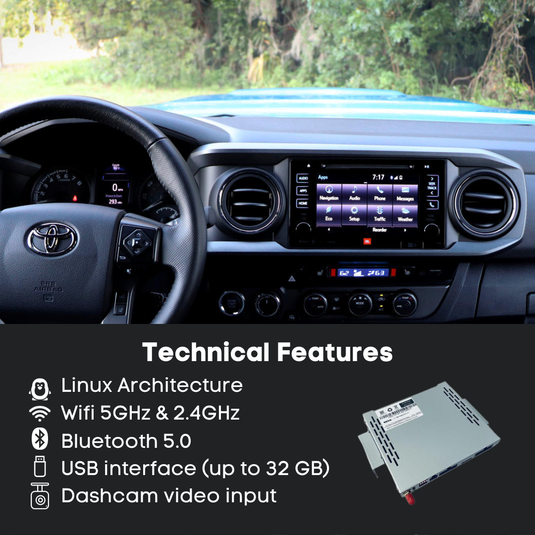 Toyota Tacoma Head Unit Decoder CarPlay/AndroidAuto (2014-2019 ...